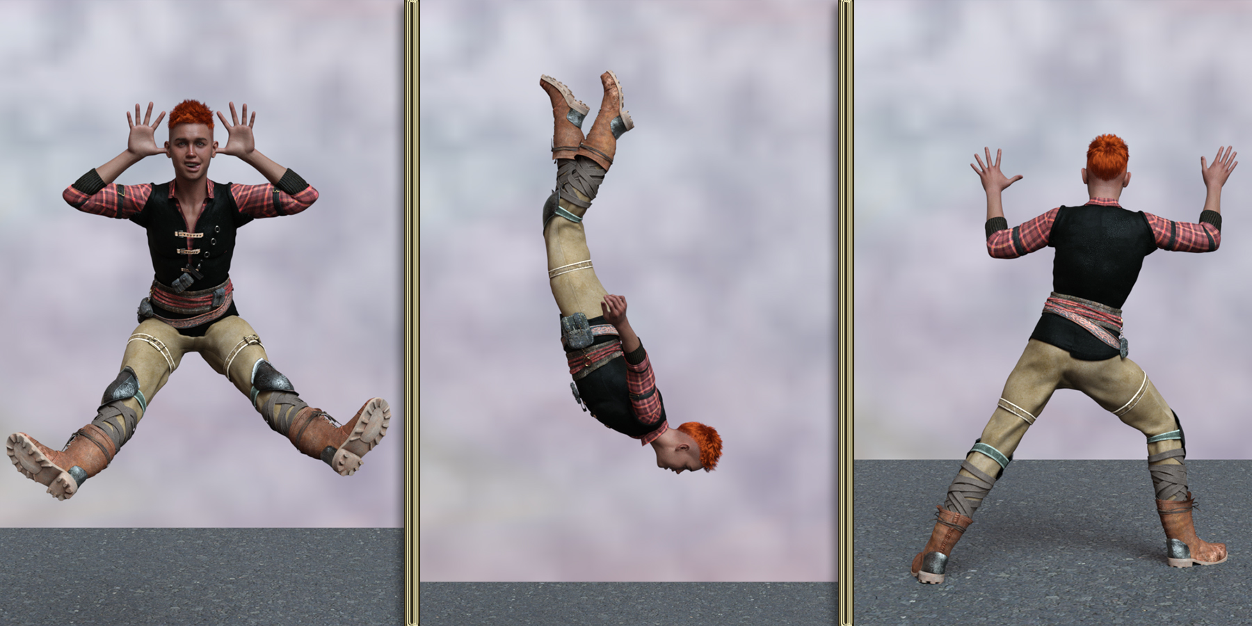 Lost Boy Poses for Genesis 9 Base | Daz 3D