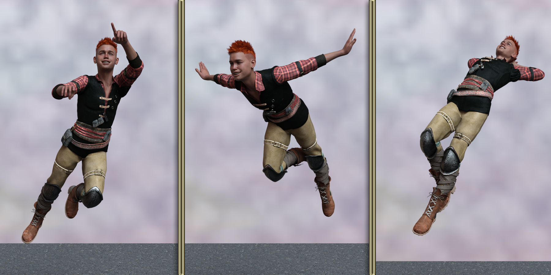 Lost Boy Poses for Genesis 9 Base | Daz 3D