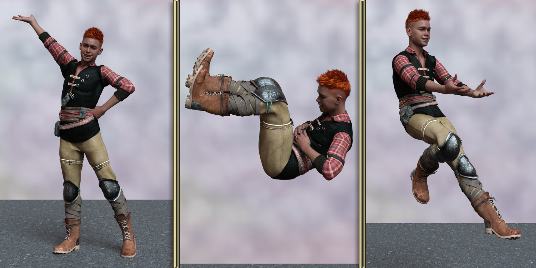 Lost Boy Poses for Genesis 9 Base | Daz 3D