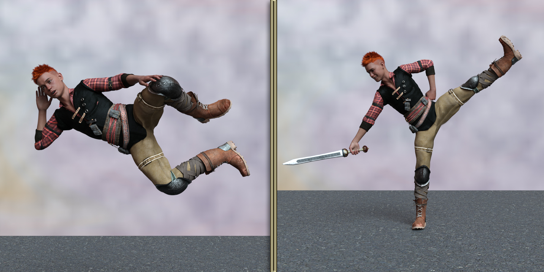 Lost Boy Poses for Genesis 9 Base | Daz 3D