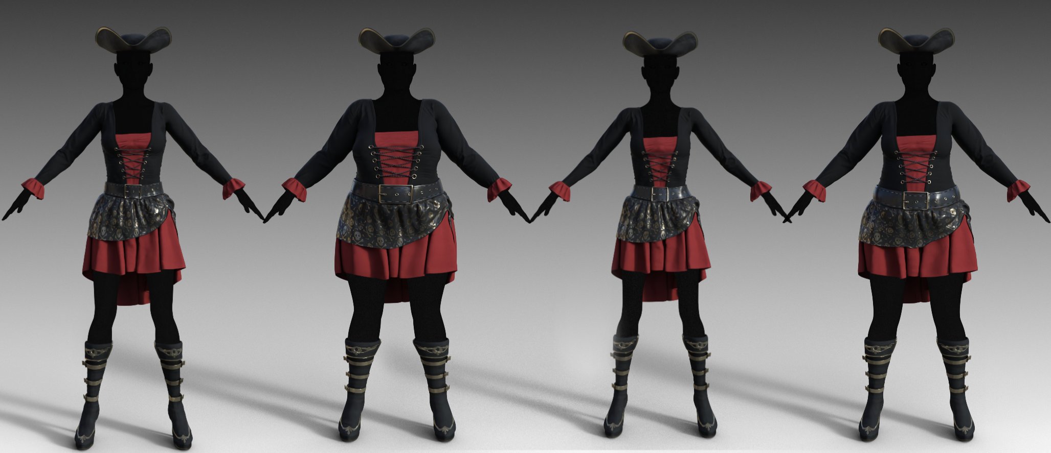 FG Pirate Dining Bundle | Daz 3D