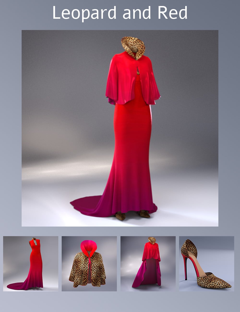 Minimalist Evening Dress Texture Add-On | Daz 3D