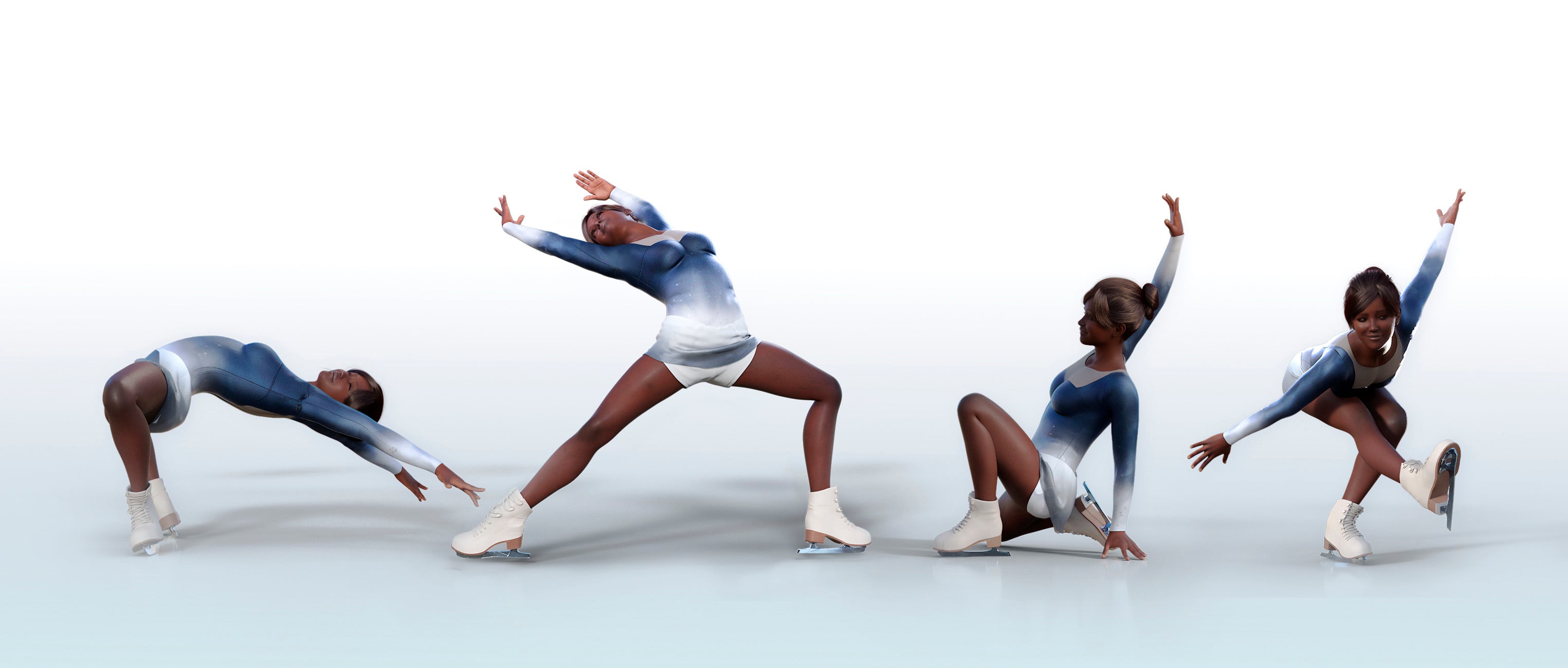LA Figure Skating Pack for Genesis 9 | Daz 3D