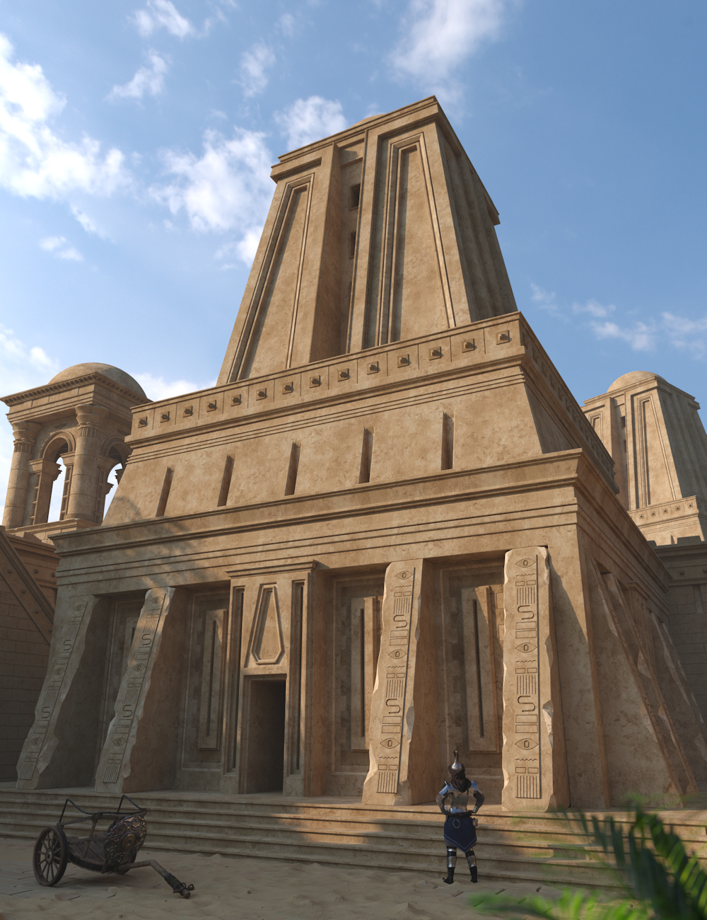 Egyptian Towers | Daz 3D