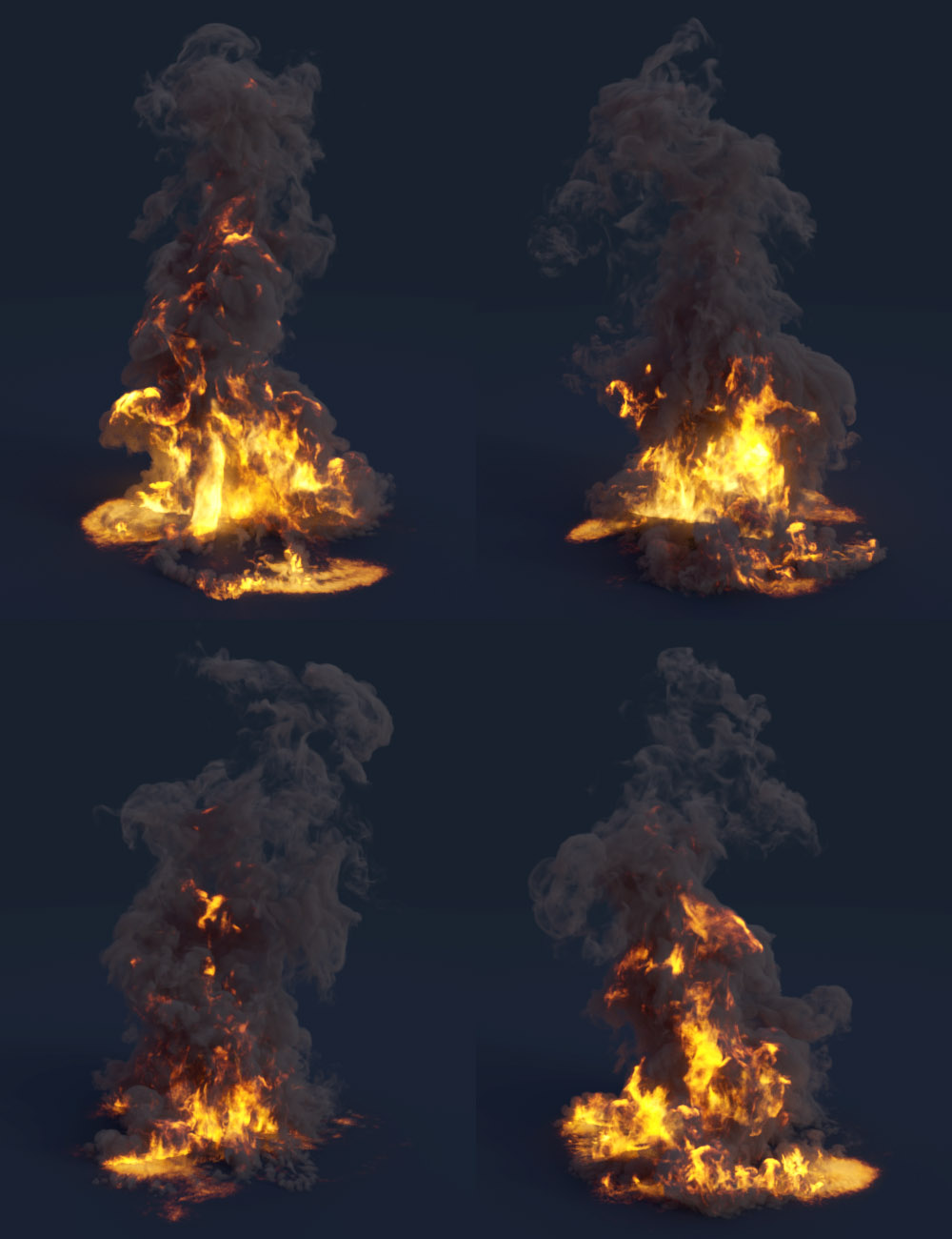 Pro Pyro - Fire and Flame VDBs | Daz 3D