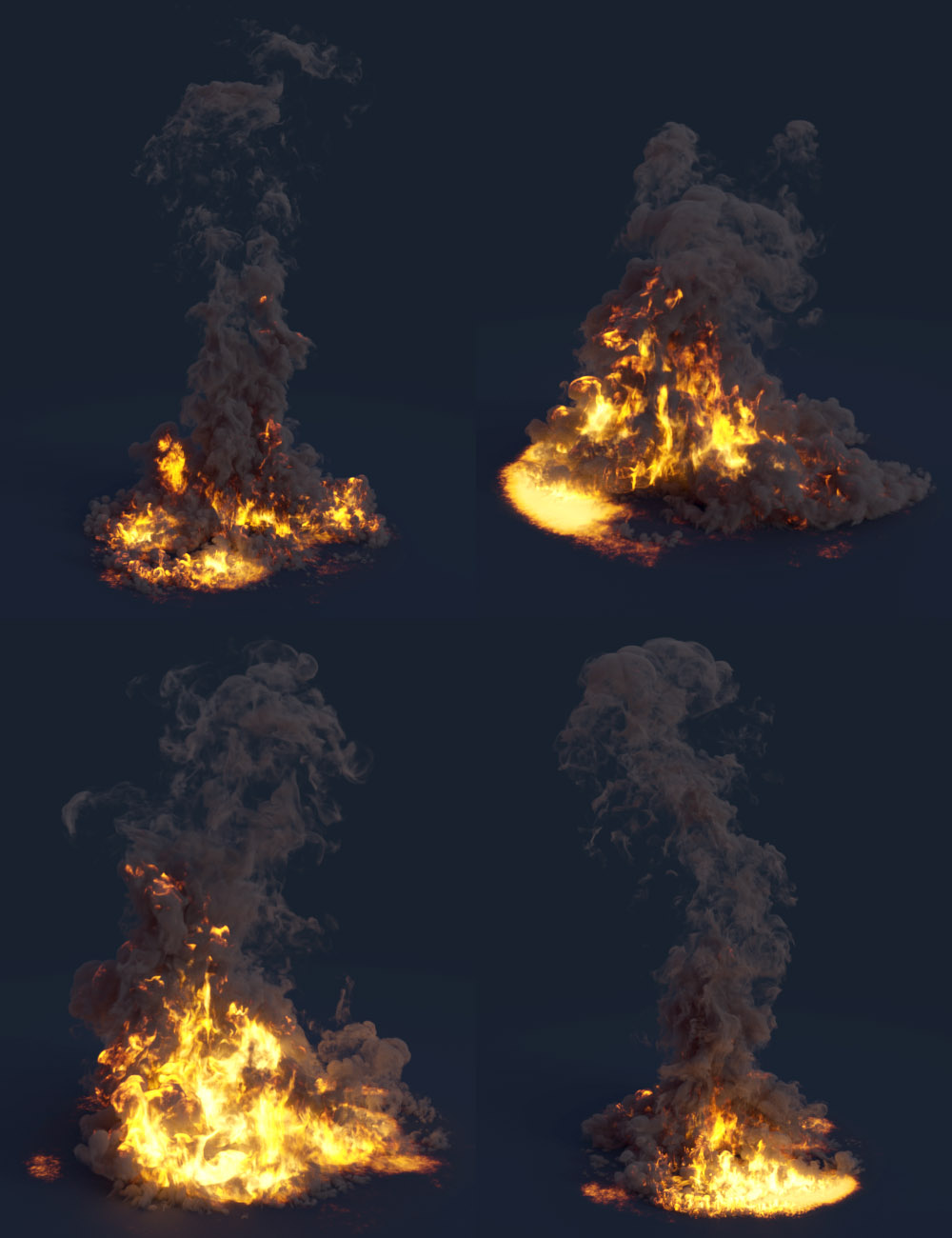 Pro Pyro - Fire and Flame VDBs | Daz 3D