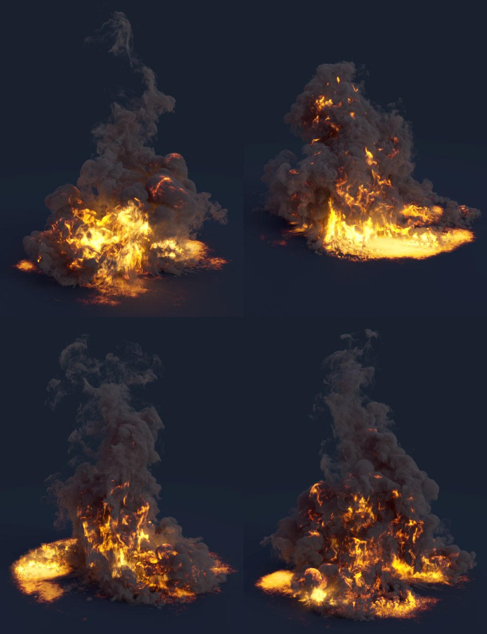 Pro Pyro - Fire and Flame VDBs | Daz 3D