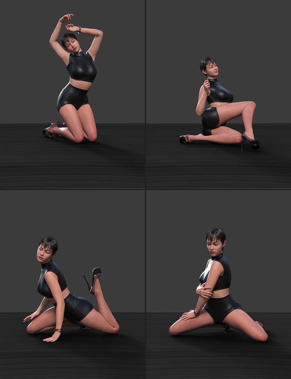 Seductive Intentions Poses and High Heels for Genesis 9, 8.1 and 8 Females | Daz 3D