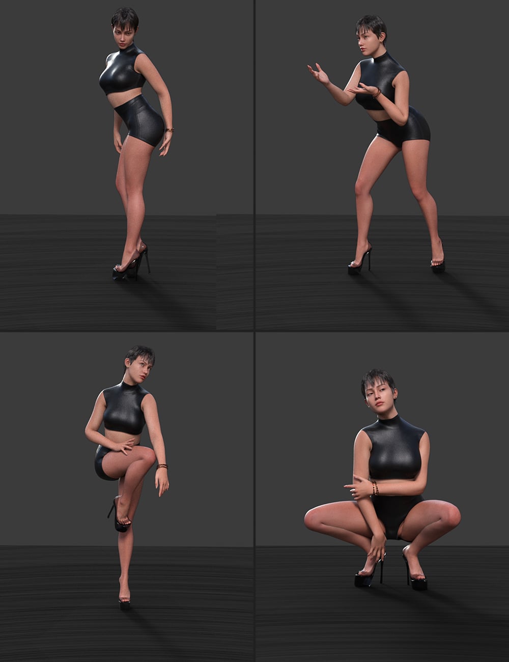 Seductive Intentions Poses and High Heels for Genesis 9, 8.1 and 8 Females | Daz 3D