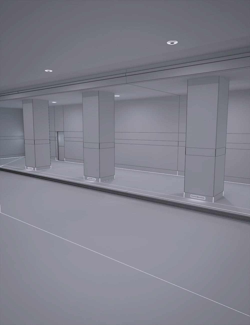 FH Neon Pool Interior | Daz 3D