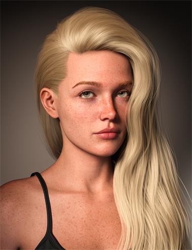 FE Side Wave Hair for Genesis 9 | Daz 3D