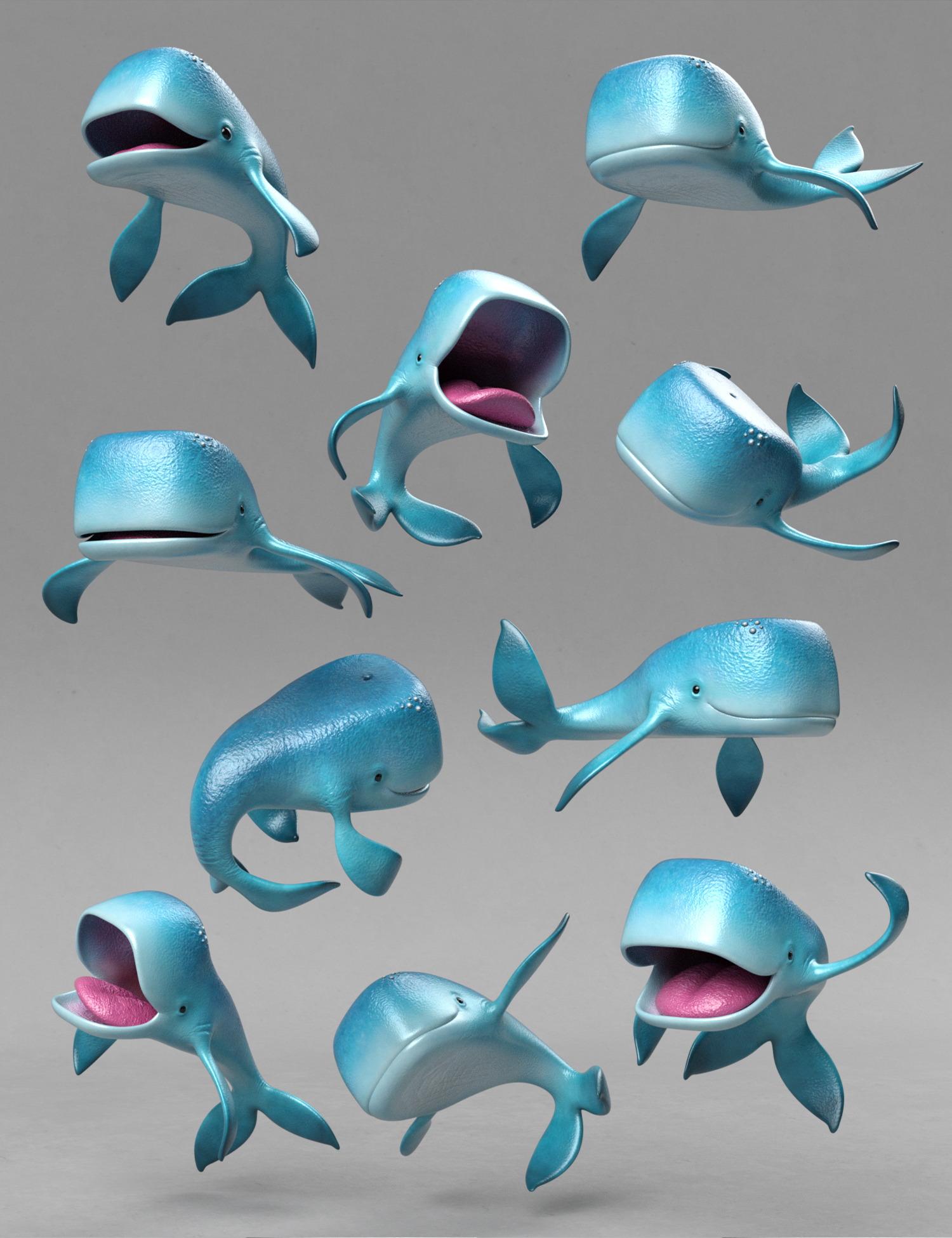 LI Toon Whale | Daz 3D