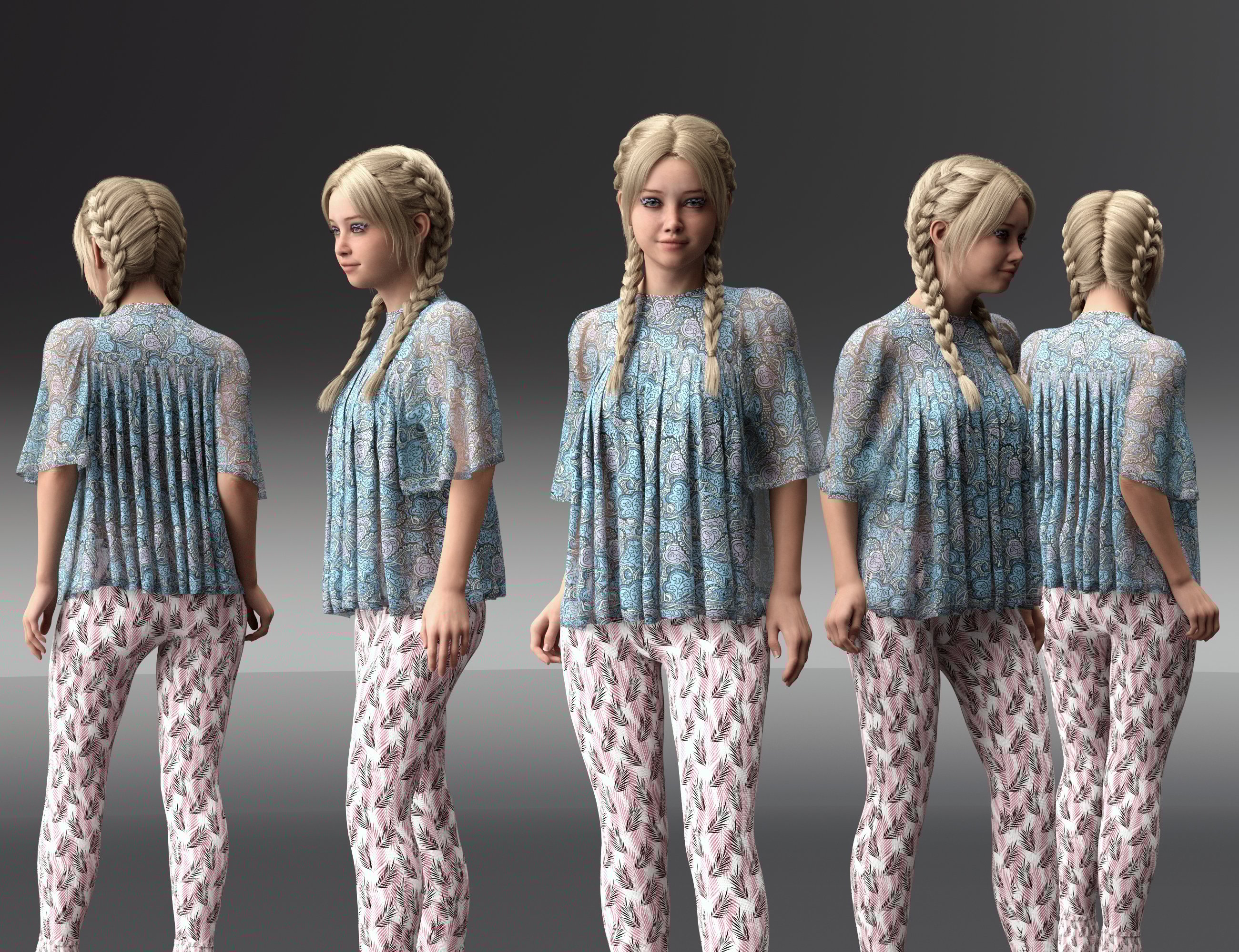 IST Teen Phaethusa HD Genesis 9 | Daz 3D