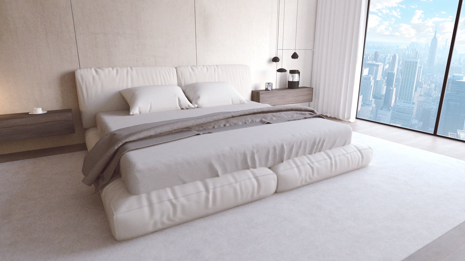 Minimalism Bedroom | Daz 3D