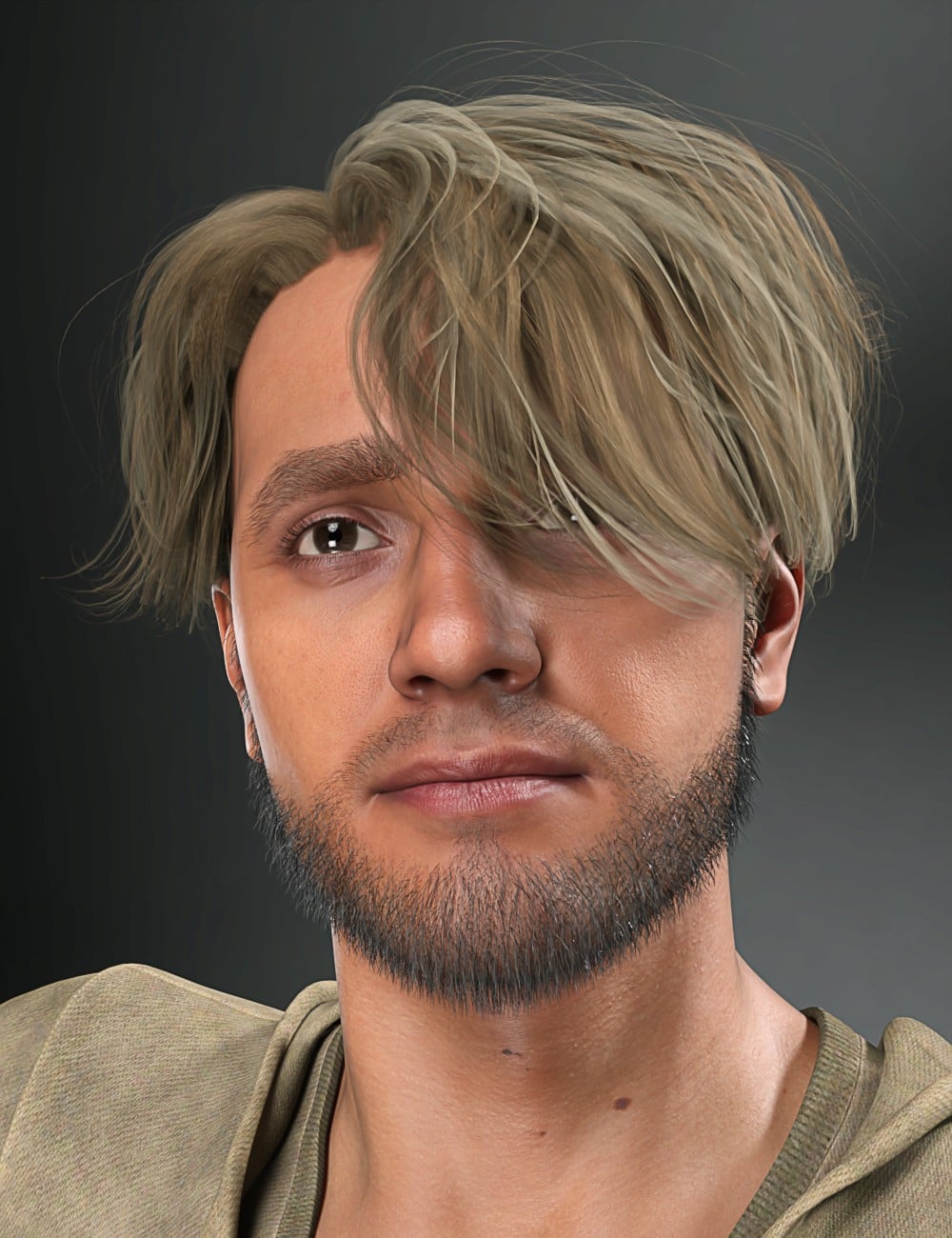 CS dForce Short Wavy Hair for Genesis 9 | Daz 3D