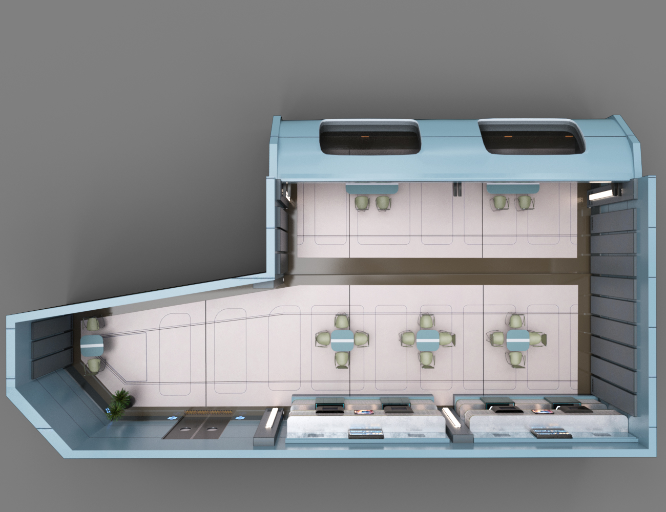 NCS Mess Hall | Daz 3D