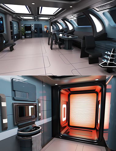 NCS Crew Quarters | Daz 3D