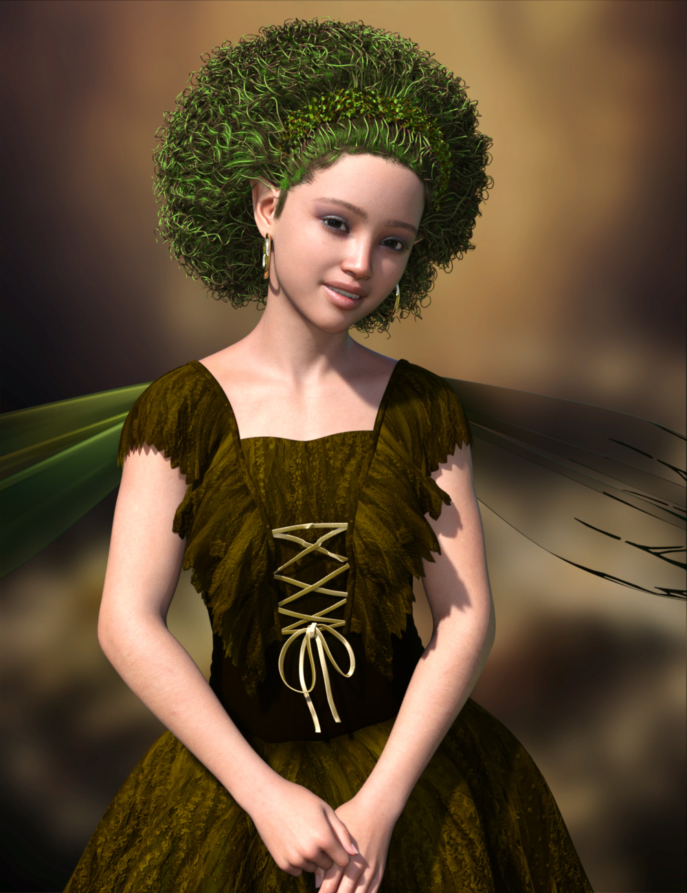 MRL Afro Puff for Genesis 9 | Daz 3D