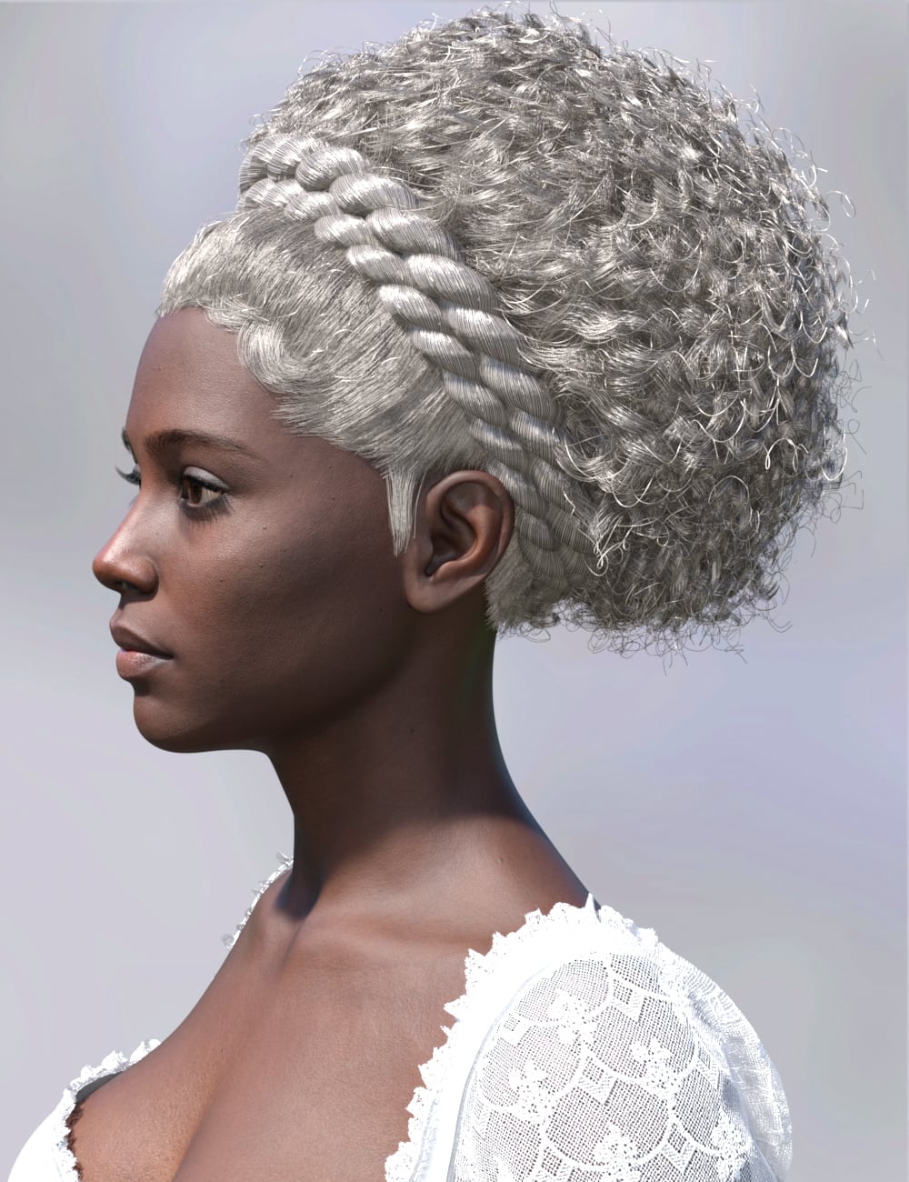 MRL Afro Puff for Genesis 9 | Daz 3D