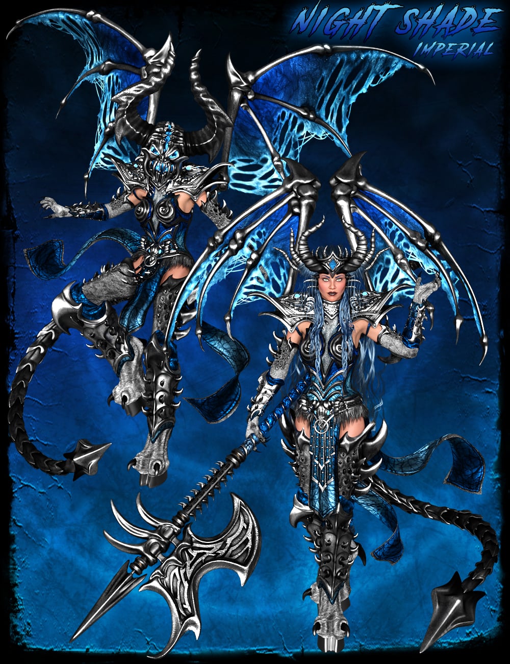 Sinister Fallen Outfit for Genesis 9 | Daz 3D