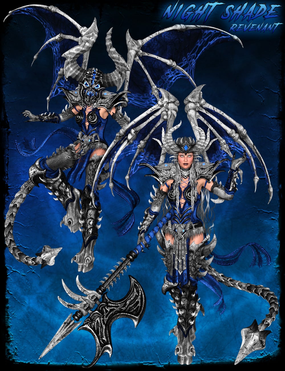Sinister Fallen Outfit for Genesis 9 | Daz 3D