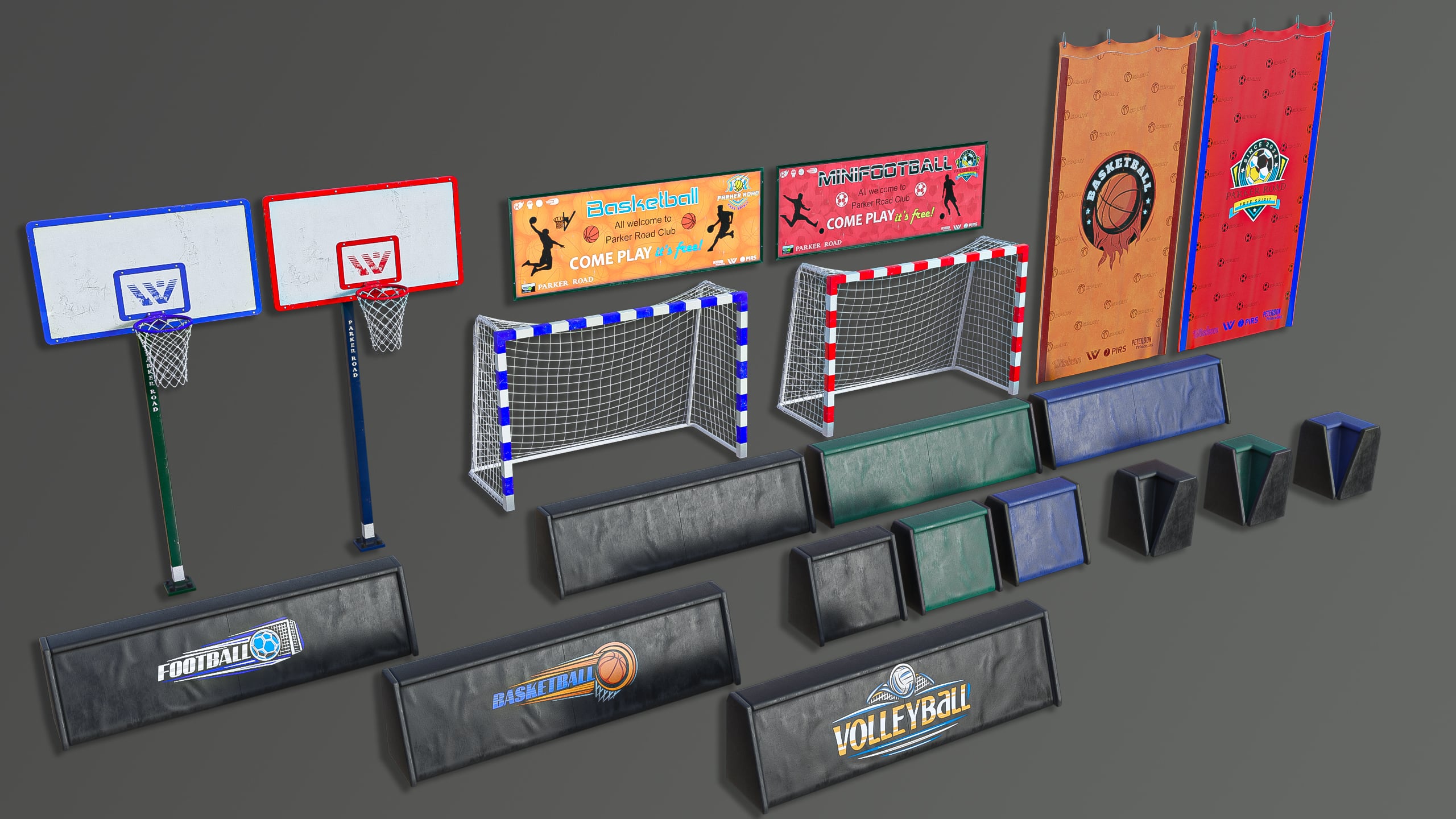 Sport Courts | Daz 3D