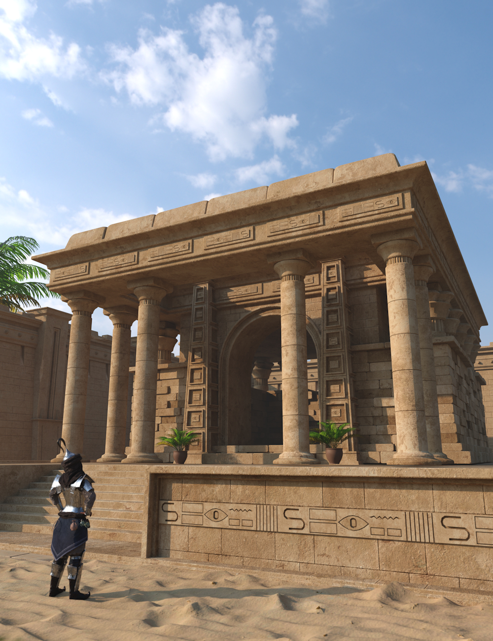 Egyptian Temples 1 | Daz 3D