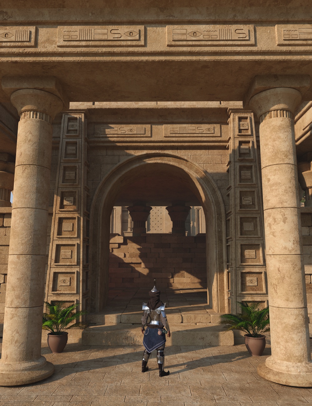 Egyptian Temples 1 | Daz 3D