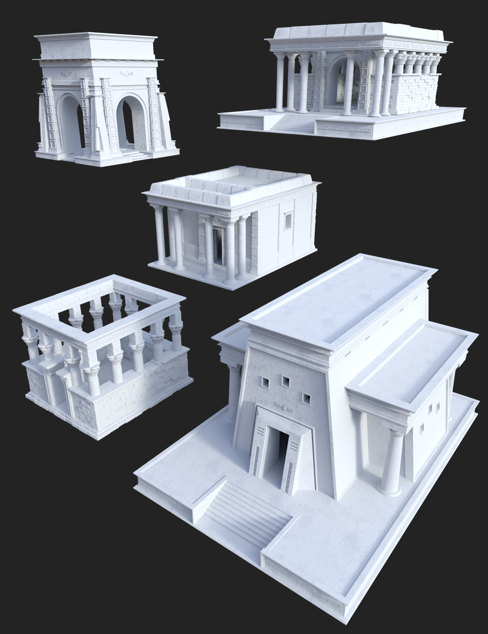 Egyptian Temples 1 | Daz 3D