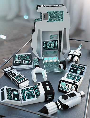 Sci-Fi Tech Gadgets | Daz 3D