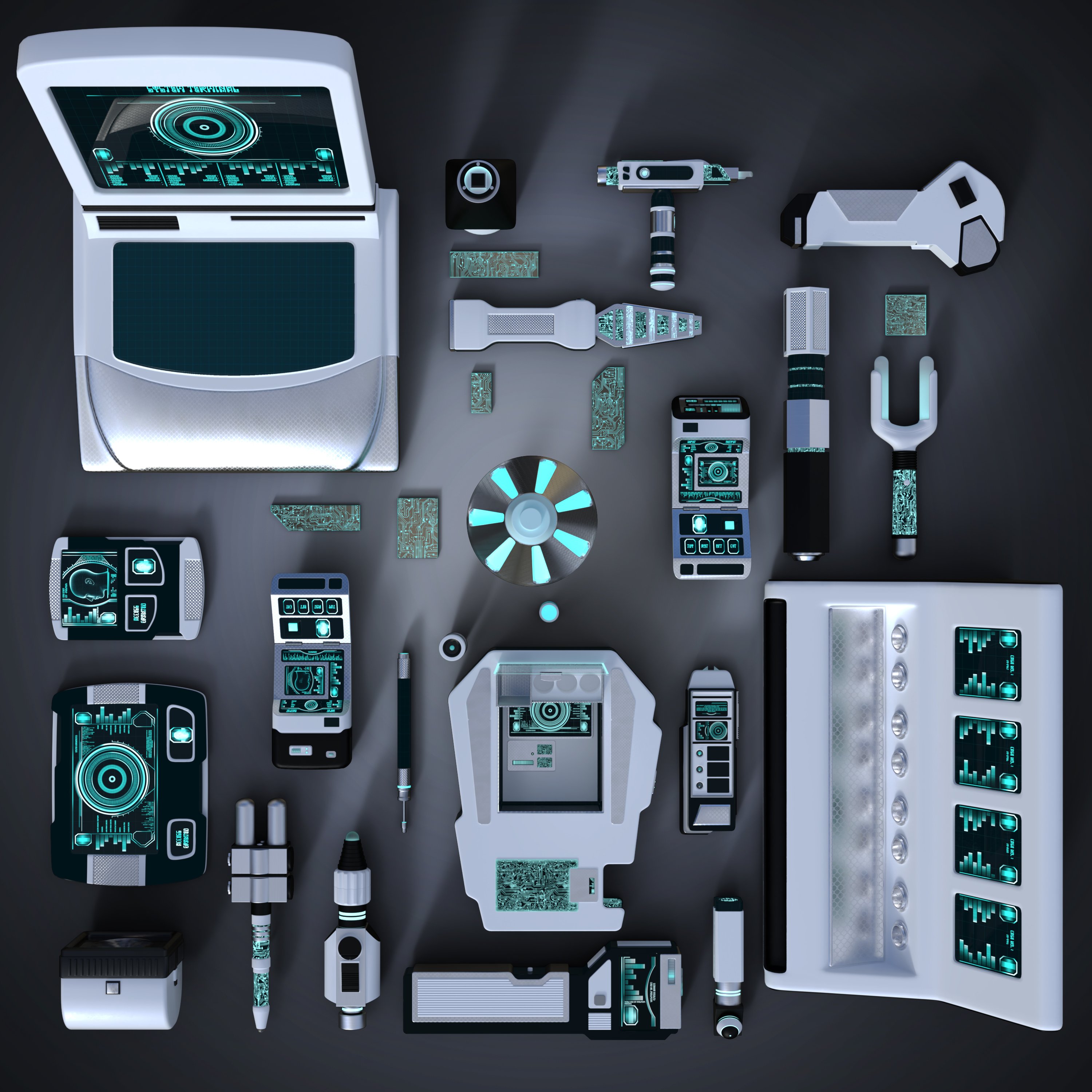 Sci-Fi Tech Gadgets | Daz 3D