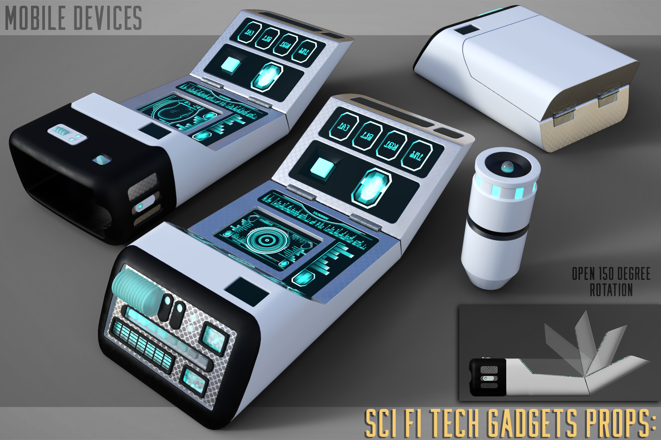 Sci-Fi Tech Gadgets | Daz 3D