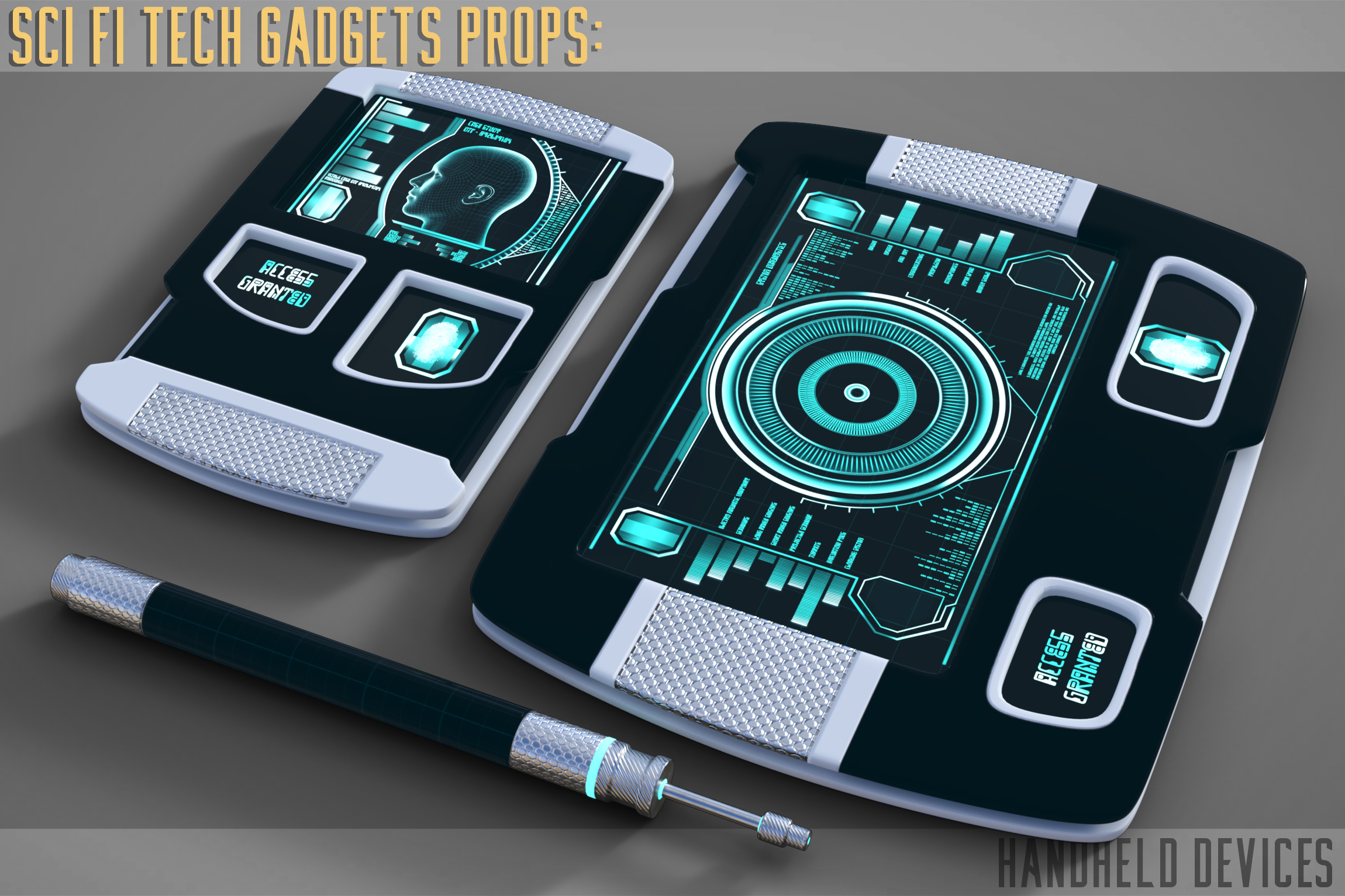 Sci-Fi Tech Gadgets | Daz 3D
