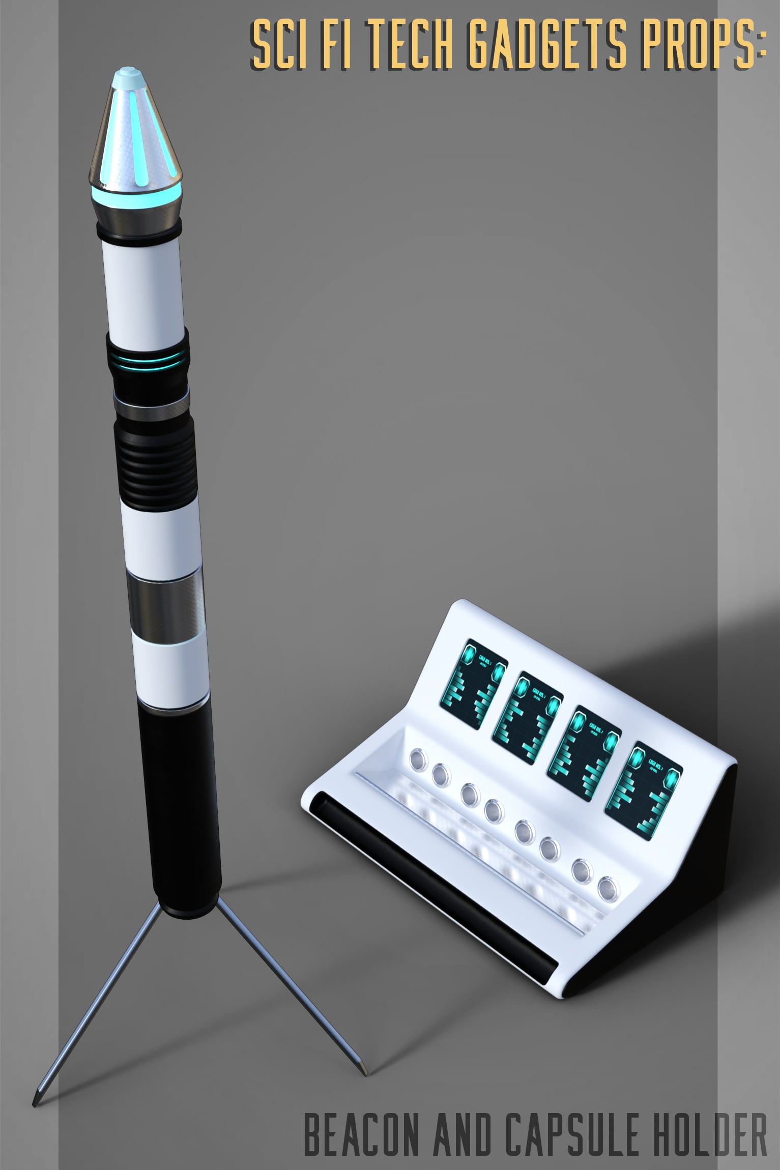 Sci-Fi Tech Gadgets | Daz 3D