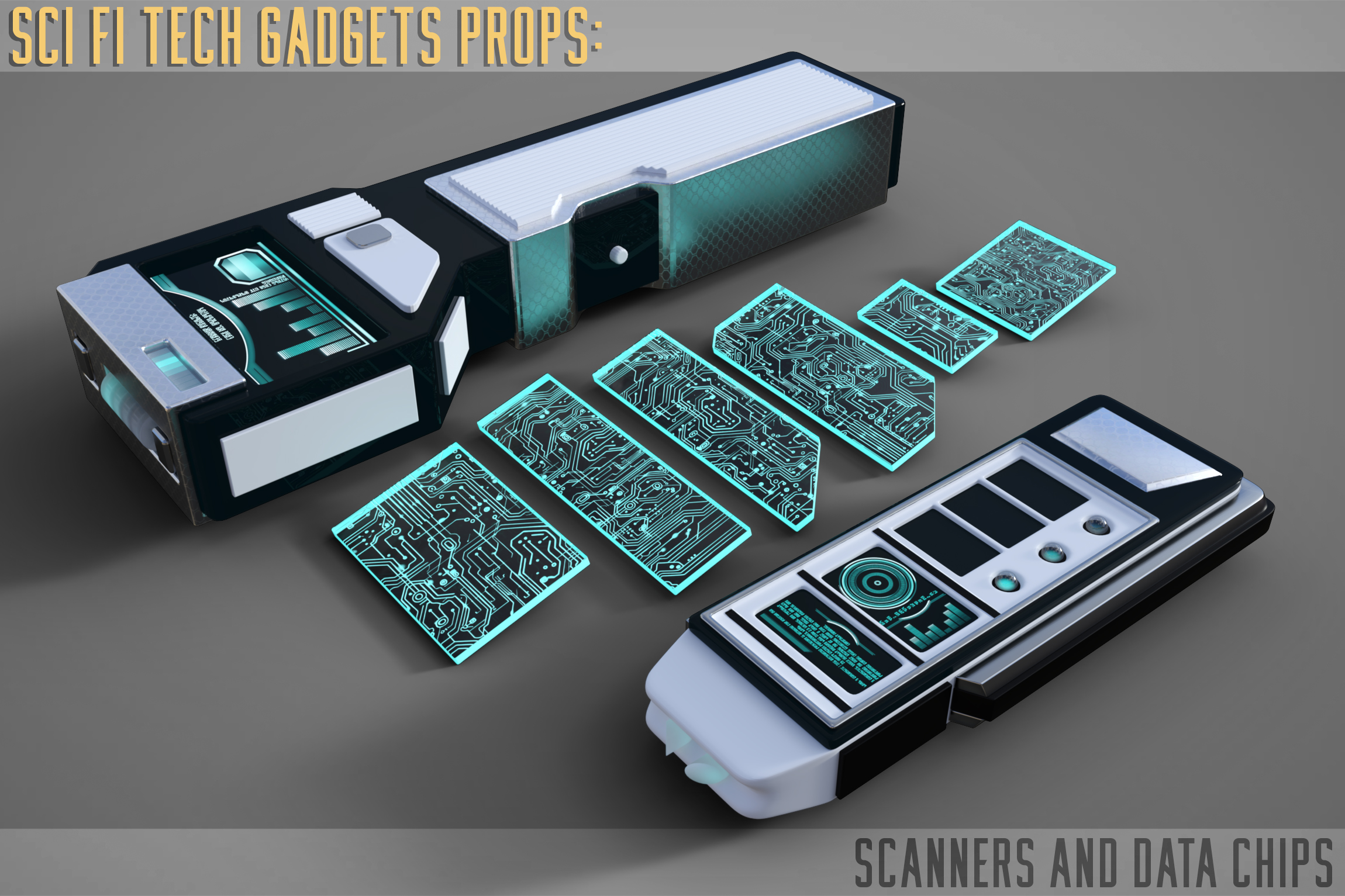 Sci-Fi Tech Gadgets | Daz 3D