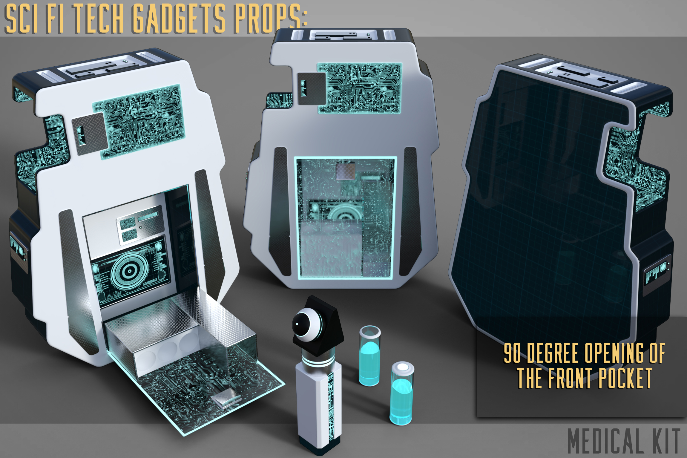 Sci-Fi Tech Gadgets | Daz 3D