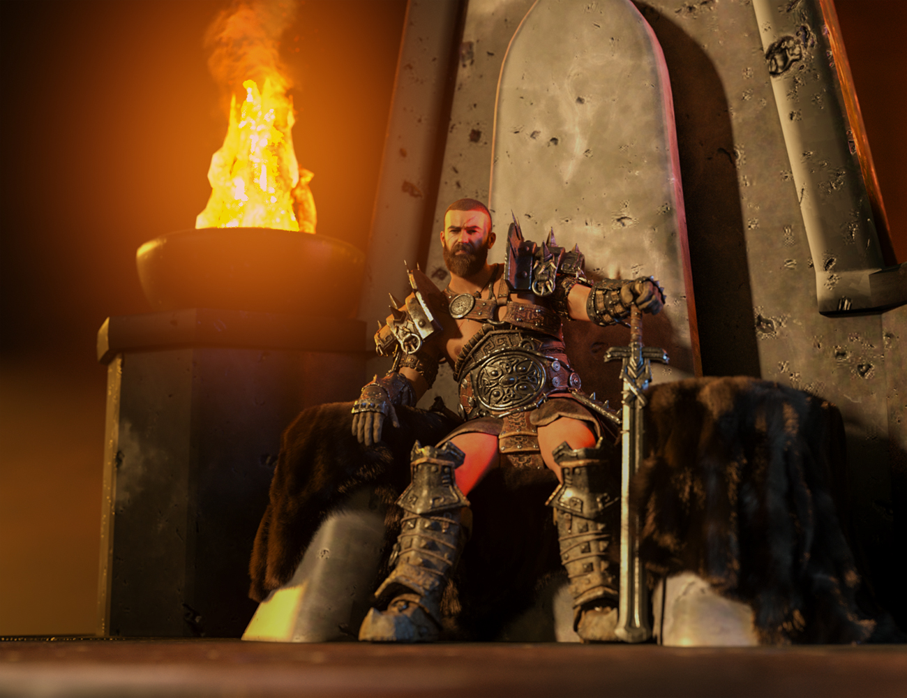 Stone Throne | Daz 3D