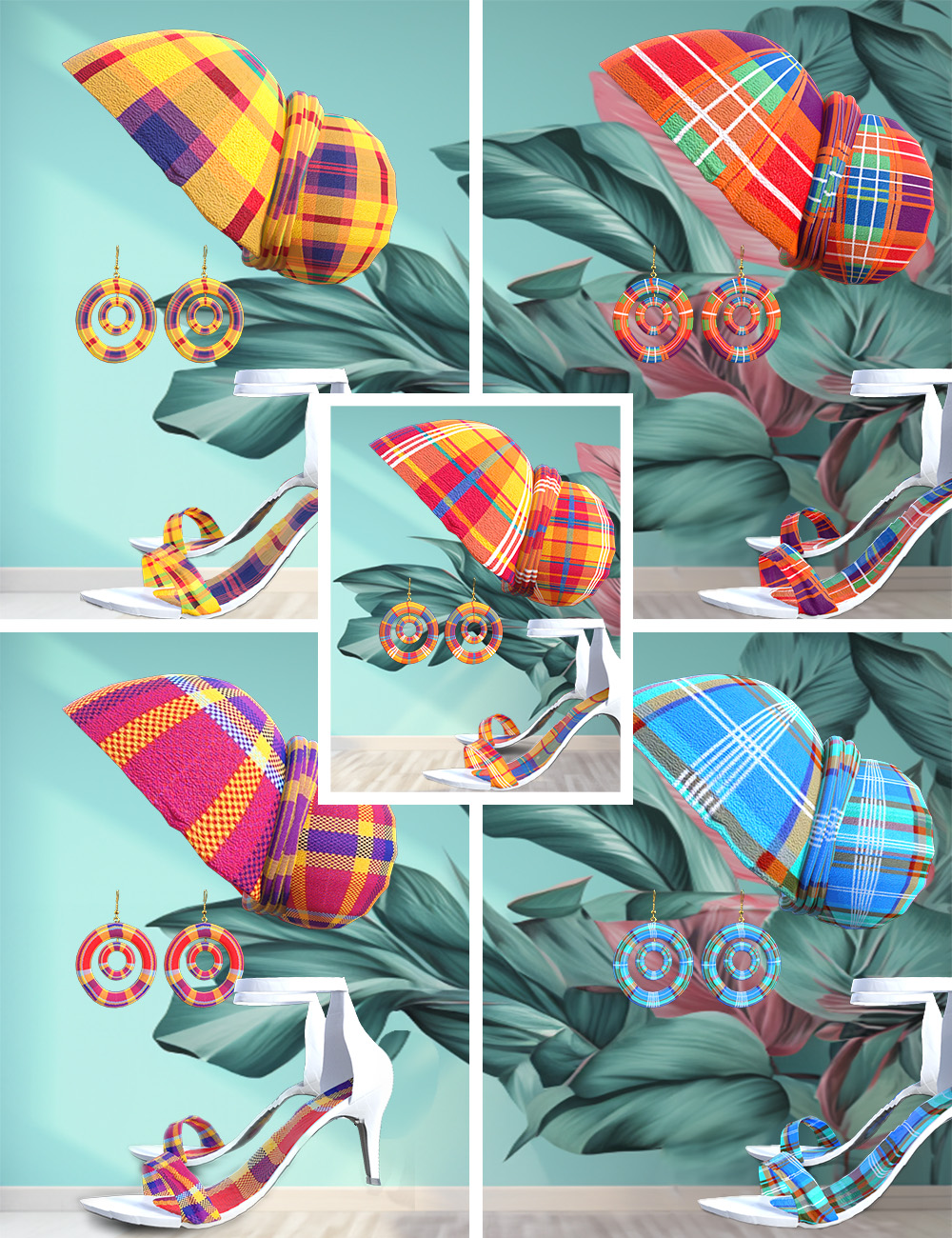 Madras Dress for Genesis 9 | Daz 3D