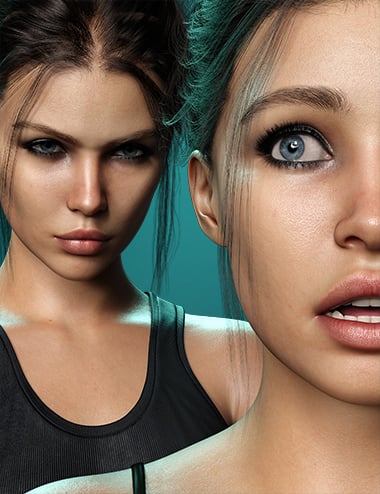 Z Villain and Victim Expressions for Genesis 9 | Daz 3D