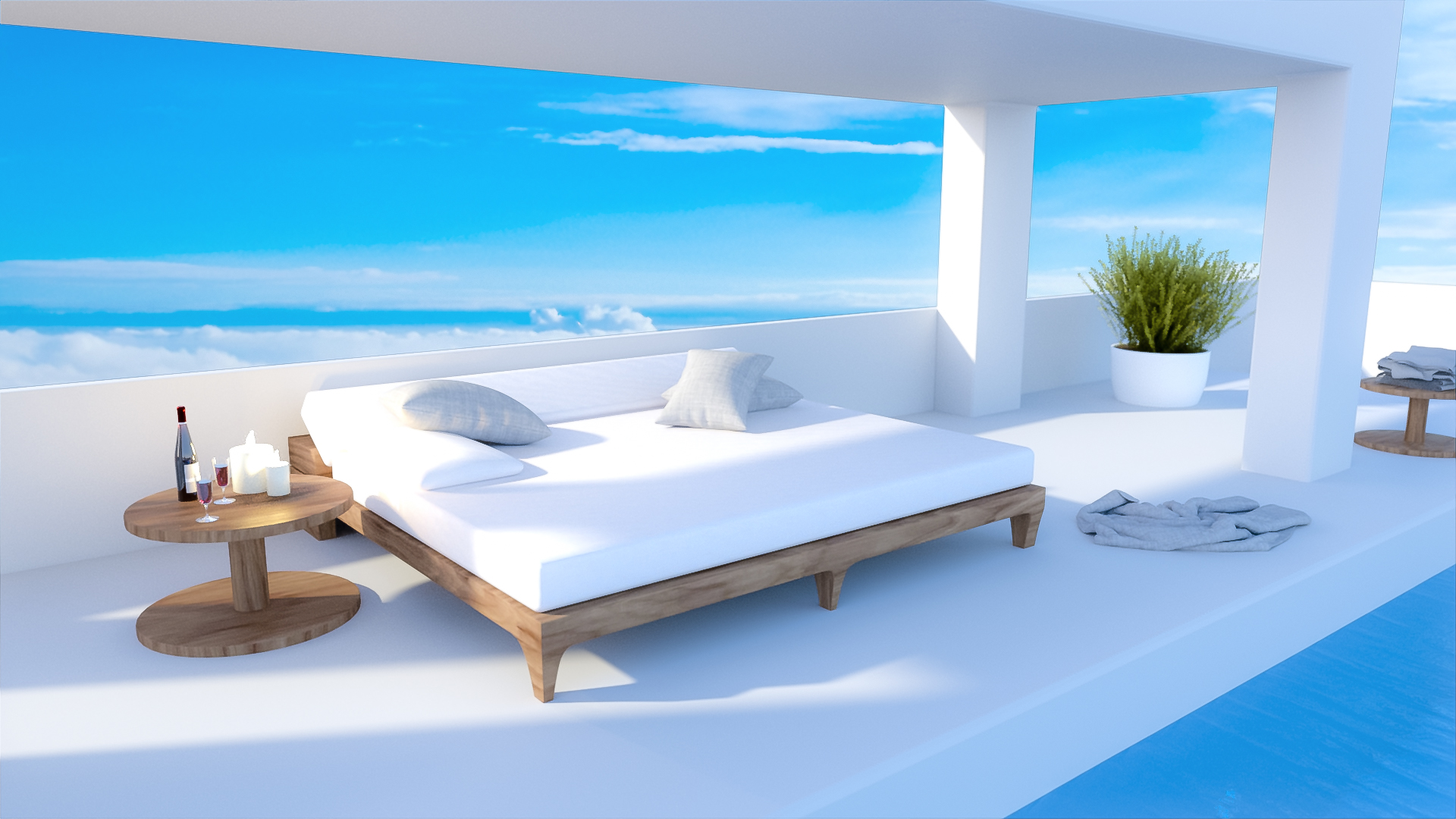 Minimalism Swimming Pool | Daz 3D
