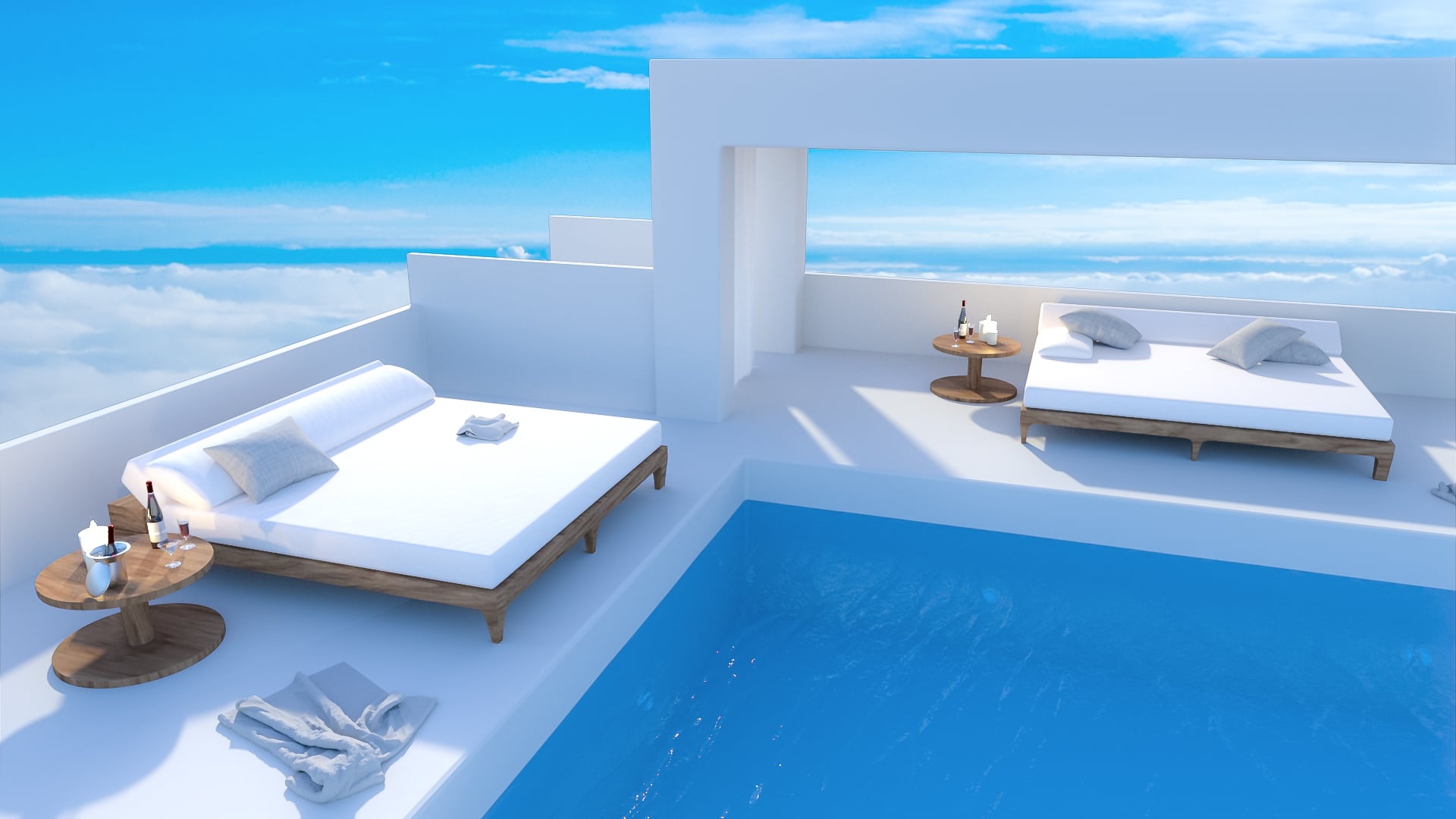 Minimalism Swimming Pool | Daz 3D