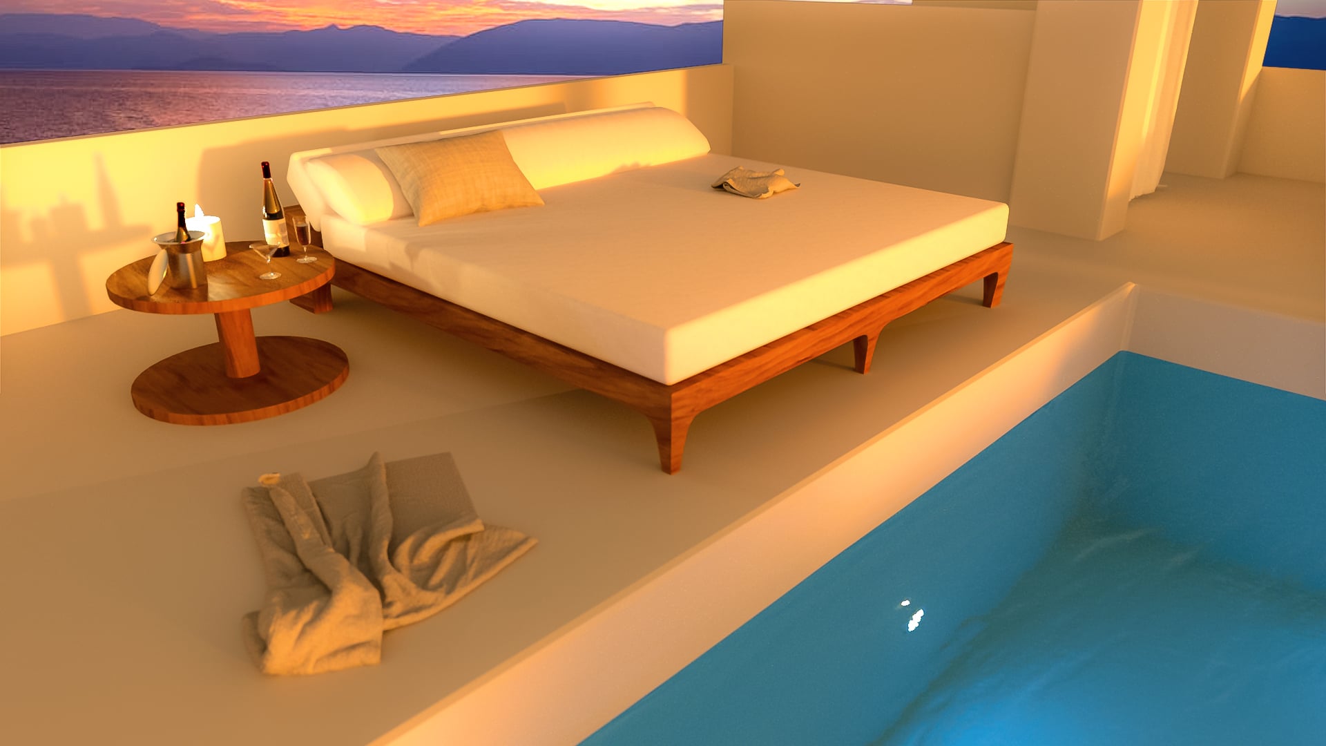 Minimalism Swimming Pool | Daz 3D