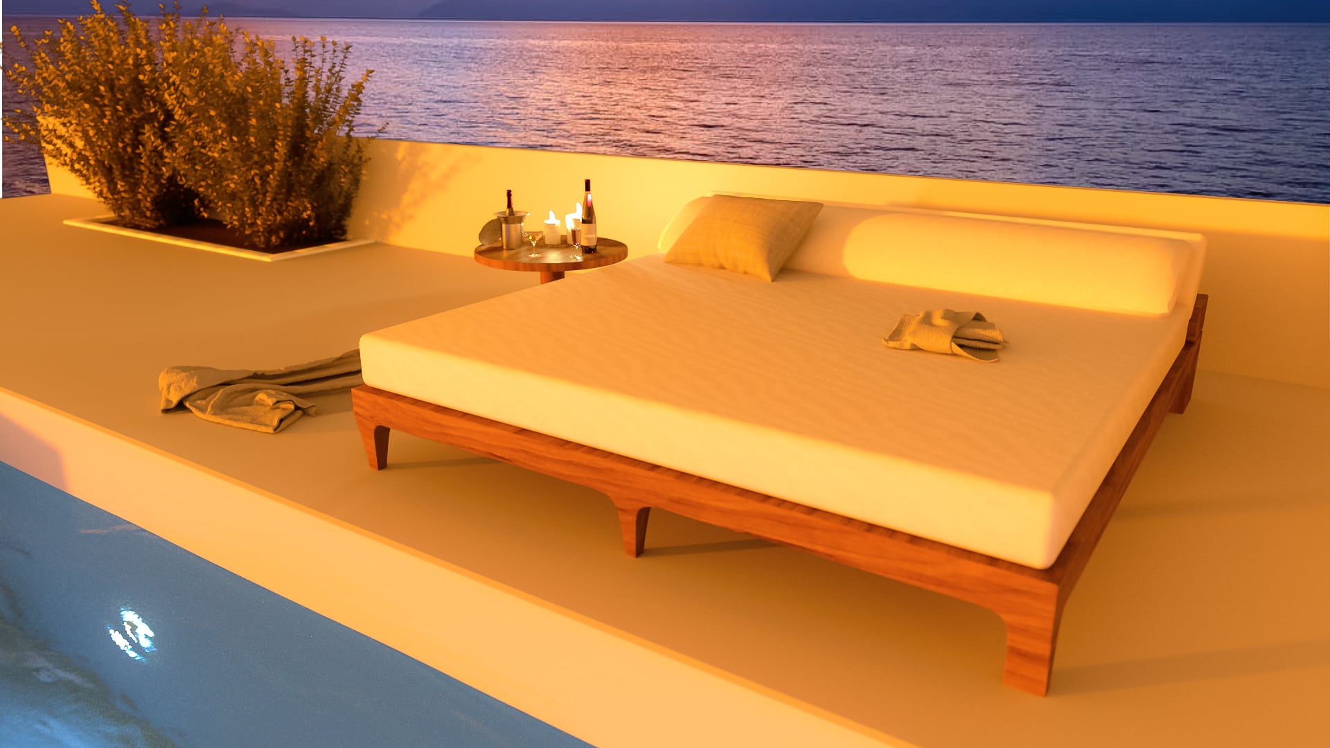 Minimalism Swimming Pool | Daz 3D