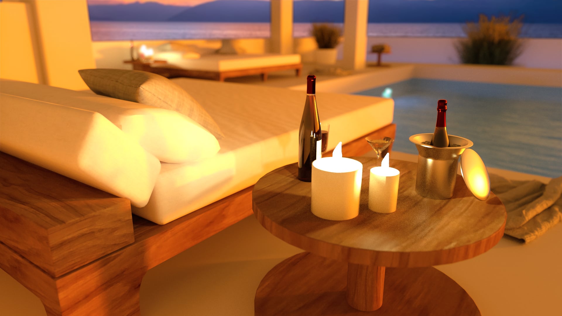 Minimalism Swimming Pool | Daz 3D