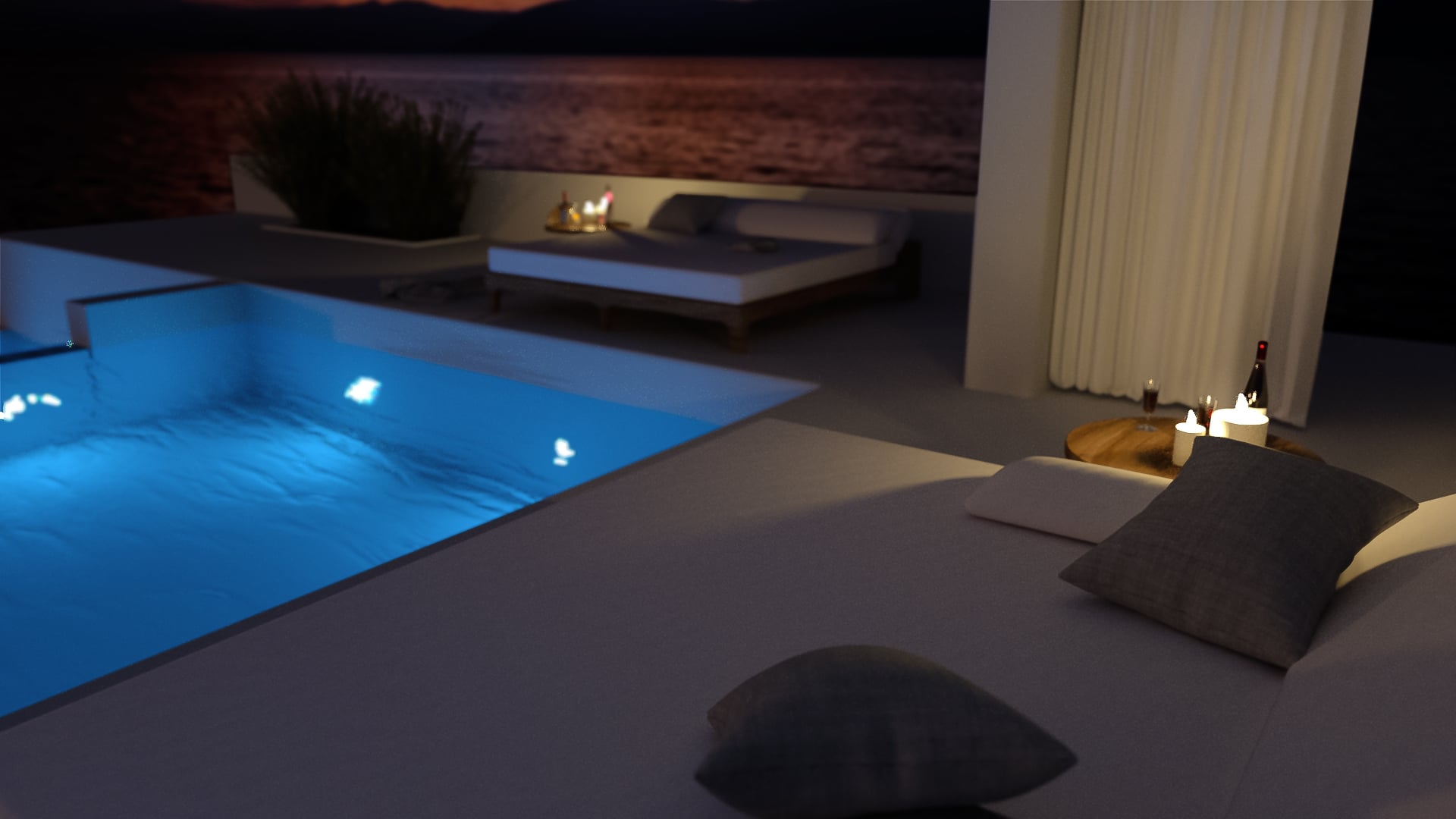 Minimalism Swimming Pool | Daz 3D