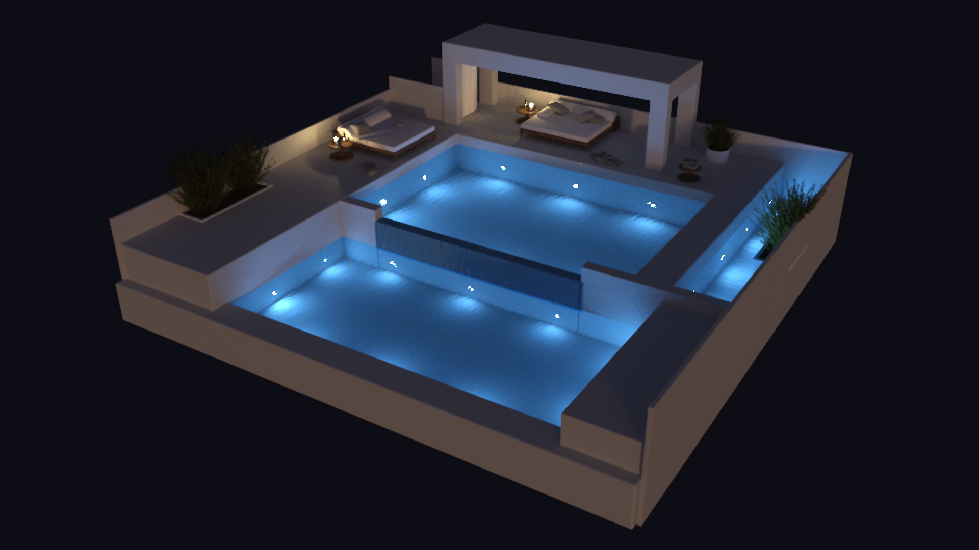 Minimalism Swimming Pool | Daz 3D
