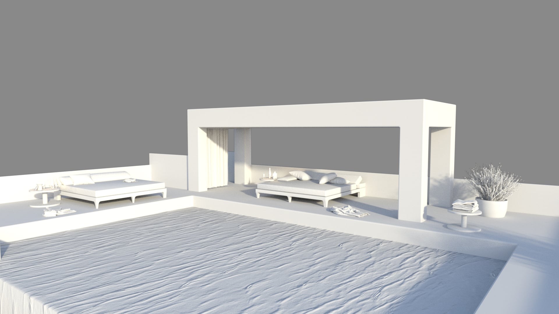Minimalism Swimming Pool | Daz 3D