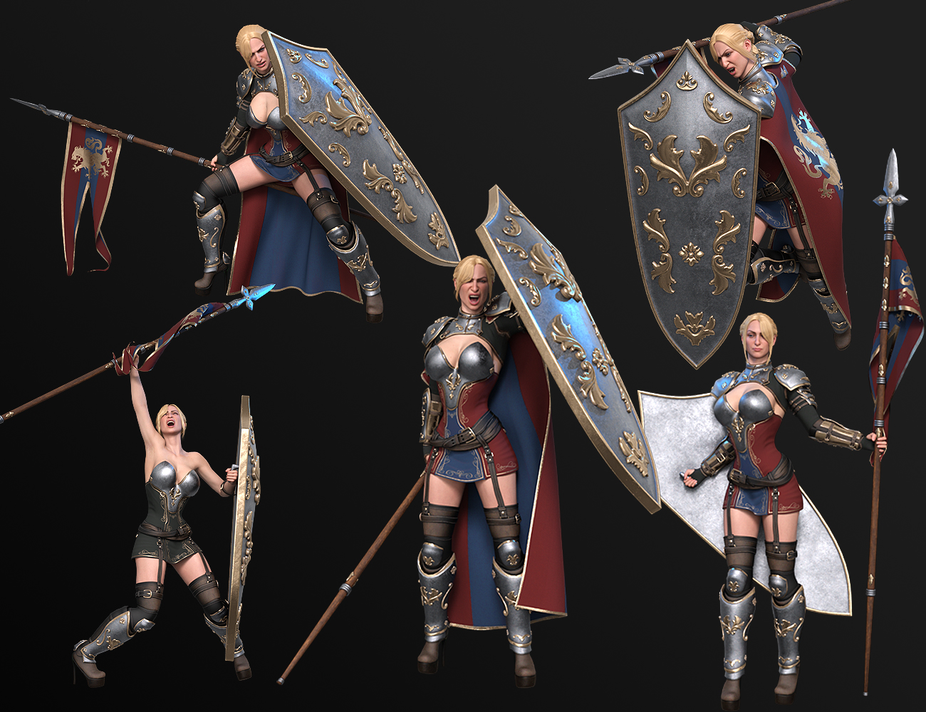 Fortuna's Favor Fantasy Poses for Genesis 8, 8.1 and 9 Females | Daz 3D