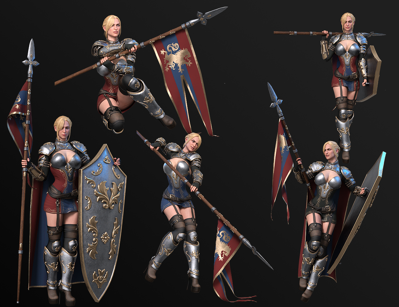 Fortuna's Favor Fantasy Poses for Genesis 8, 8.1 and 9 Females | Daz 3D