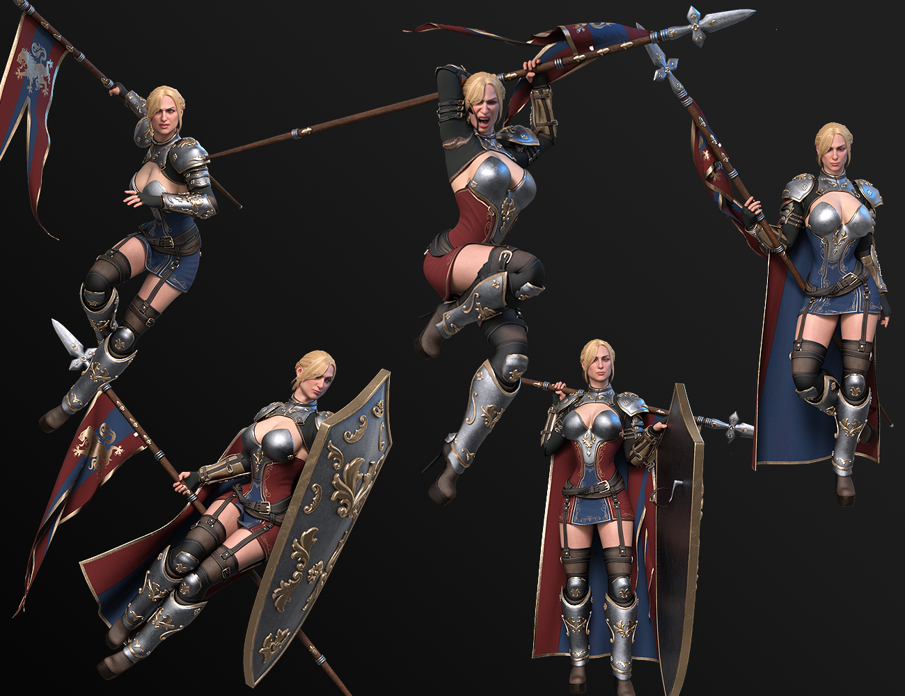 Fortuna's Favor Fantasy Poses for Genesis 8, 8.1 and 9 Females | Daz 3D